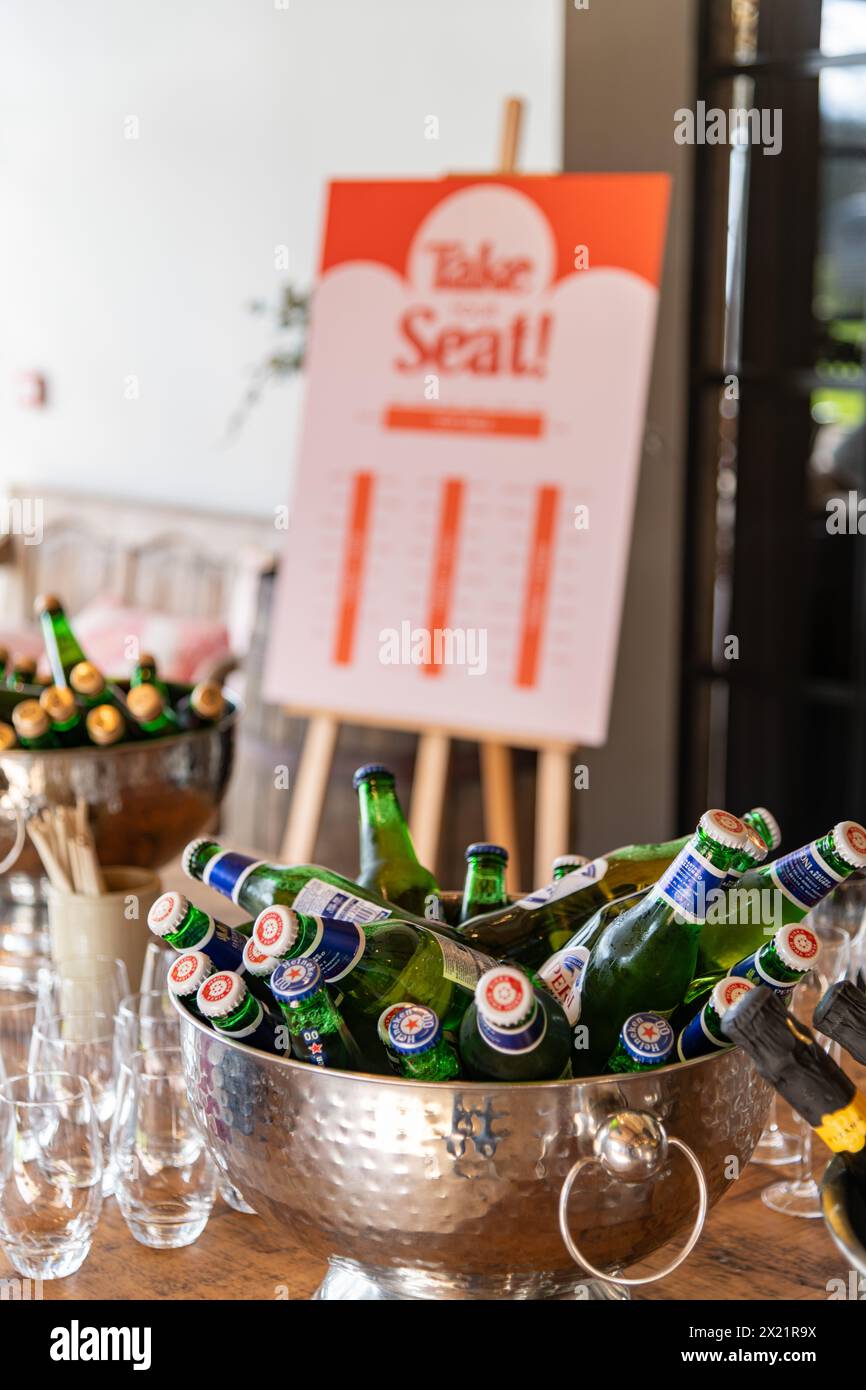 Beer Buckets For Wedding Rustic Non Alcoholic Drinks