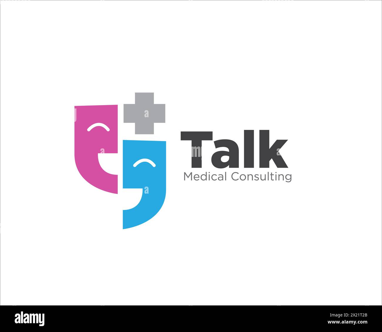 talk and health care logo designs for medical consult Stock Vector ...