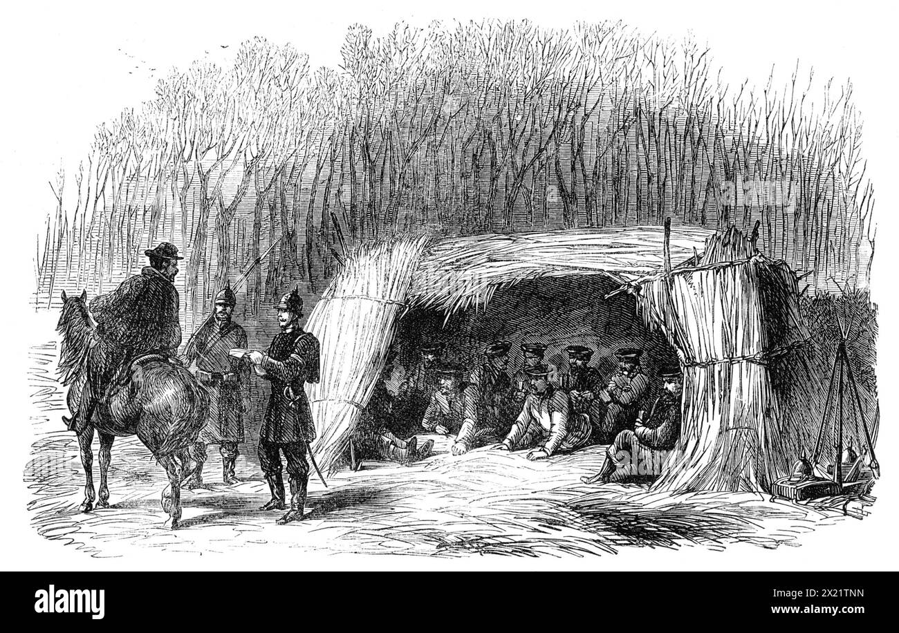 The War in Denmark: Prussian outpost at the corner of Büffel-Koppel ...