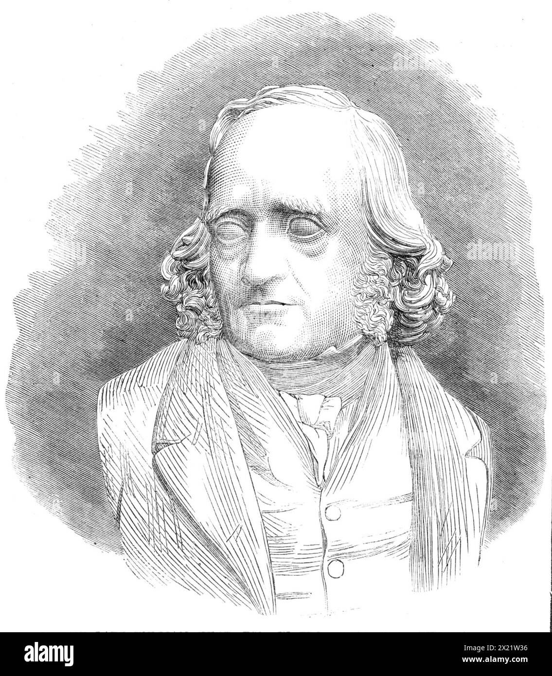 Bust of the late William Hunt, Esq., in the gallery of the Water-Colour ...