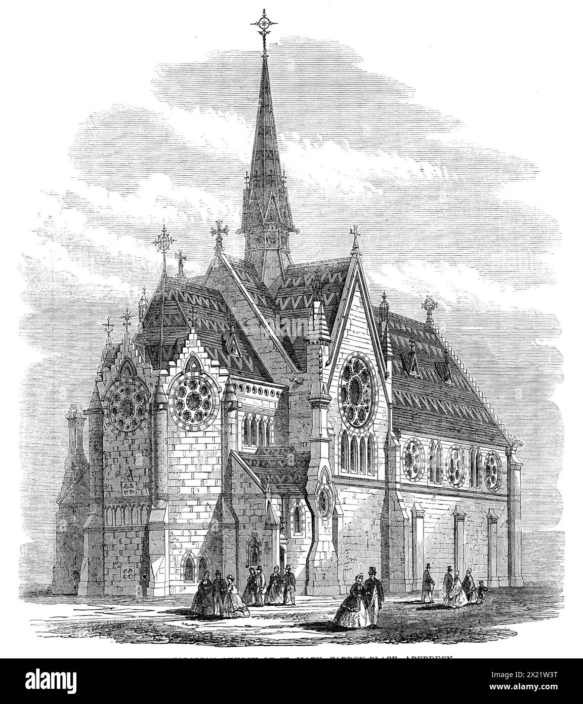 The Episcopalian Church of St. Mary, Carden-Place, Aberdeen, 1864. 'Our ...