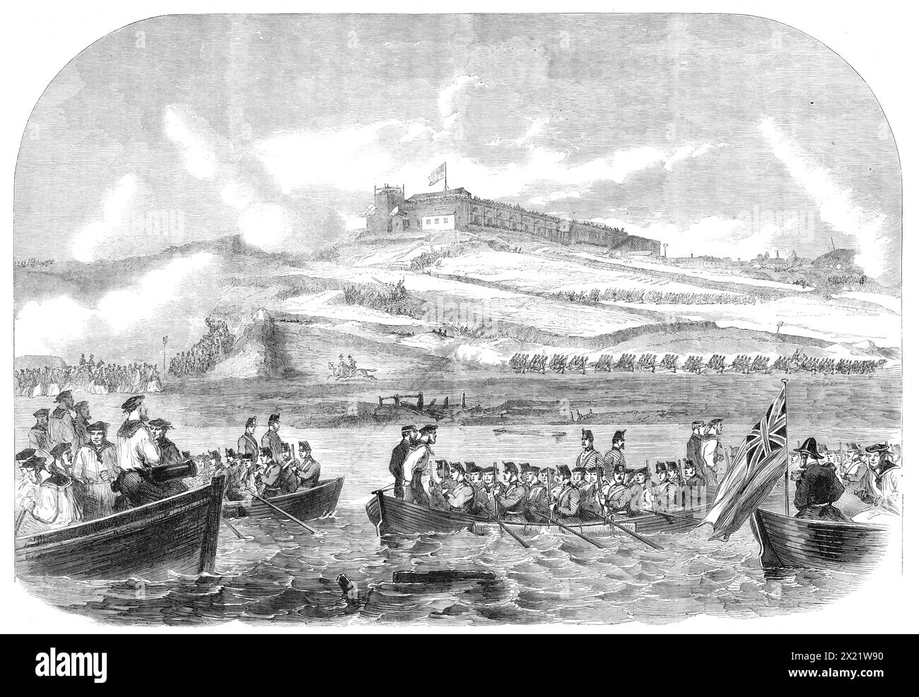 Mock gun battle Cut Out Stock Images & Pictures - Alamy