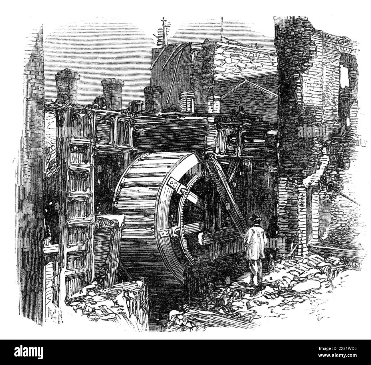 Richmond, Virginia: ruins of the carbine factory, 1865. 'The scenes of ...