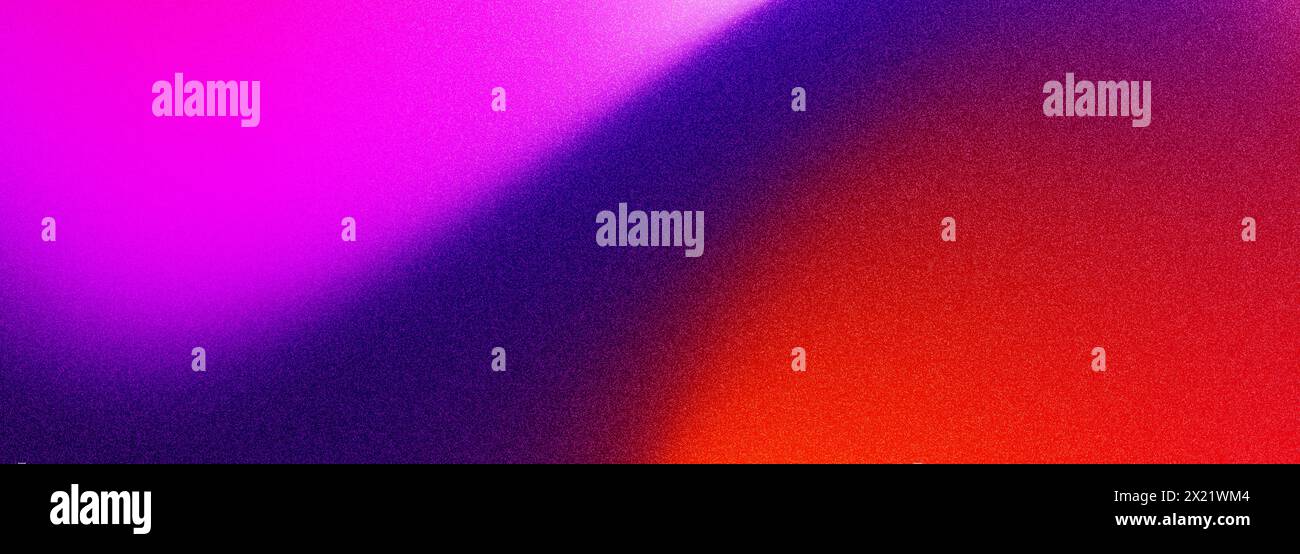 Abstract grainy gradient color background. Pink red and dark blue wide ...