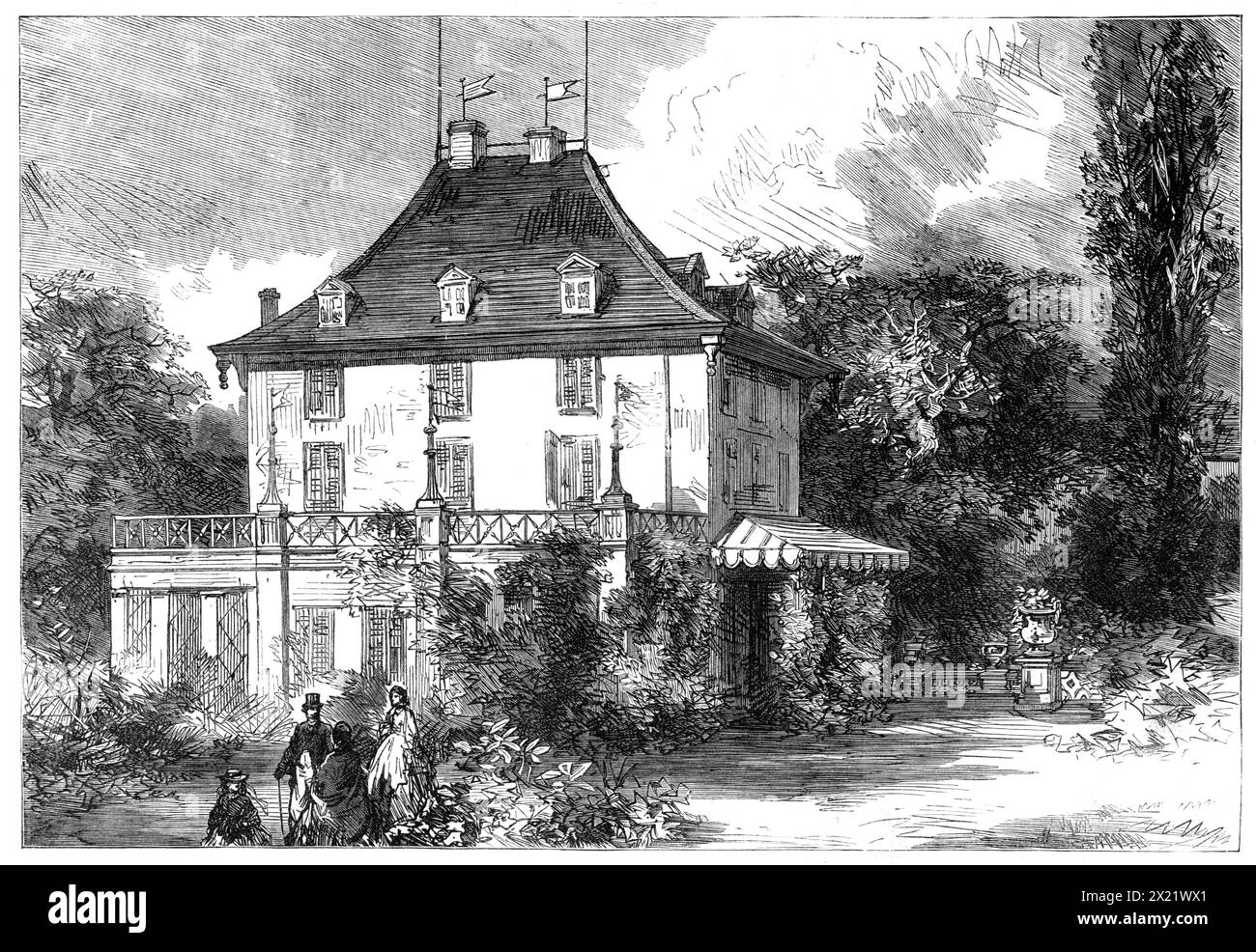 Napoleon bonaparte residence Black and White Stock Photos & Images - Alamy