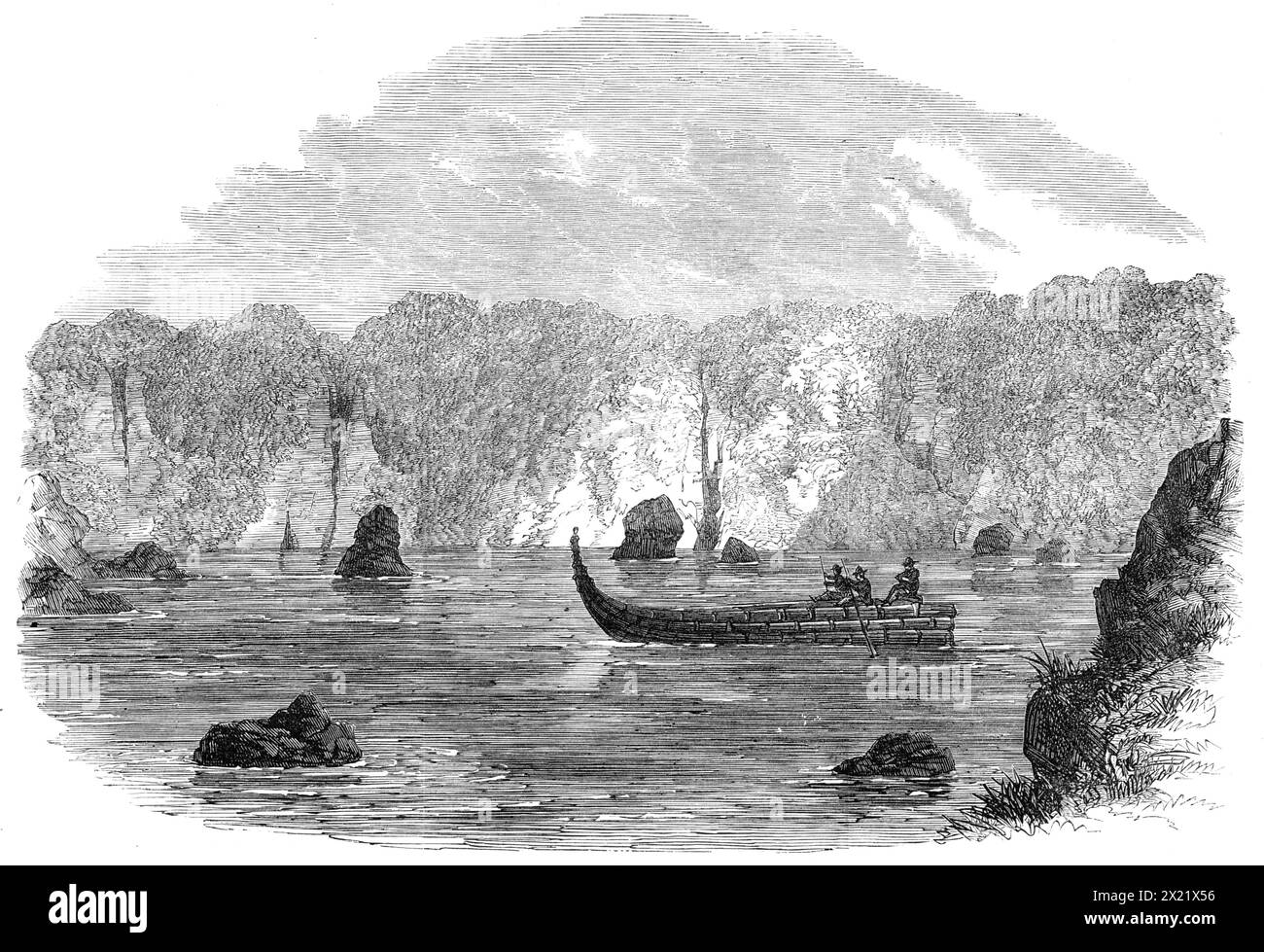 An Exploring Party on the West Coast of New Zealand: floating down the ...