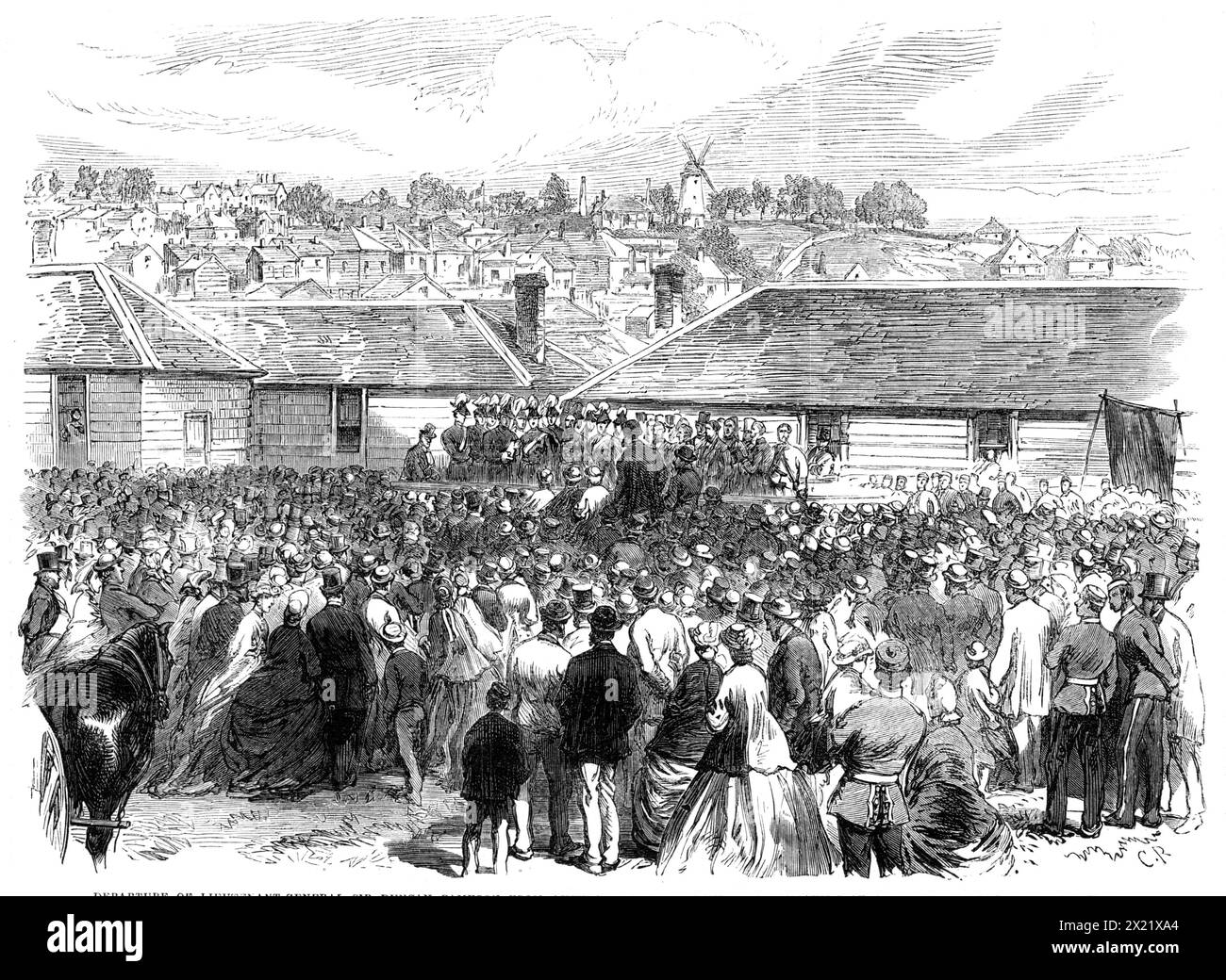 Departure of Lieutenant-General Sir Duncan Cameron from Auckland, New ...