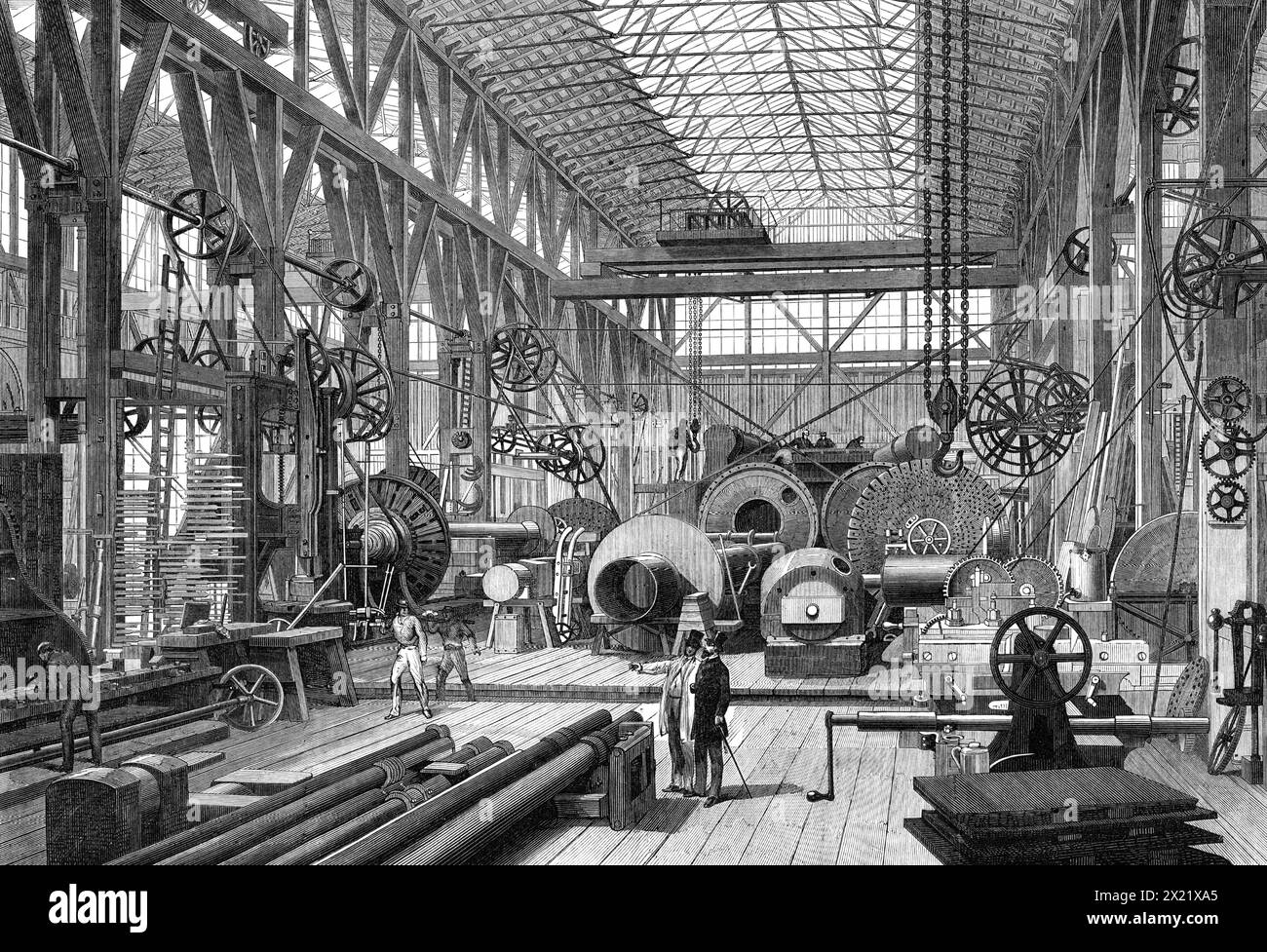 Penn's Machine-Engine Factory at Greenwich [London]: the Large Machine ...