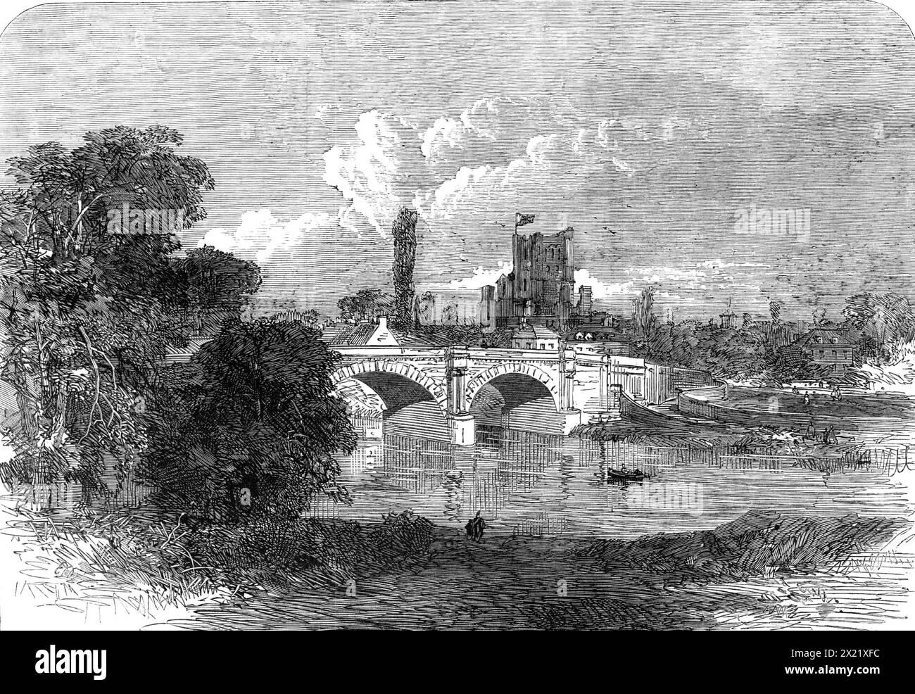 Kelso, Roxburghshire, lately visited by the Prince and Princess of ...