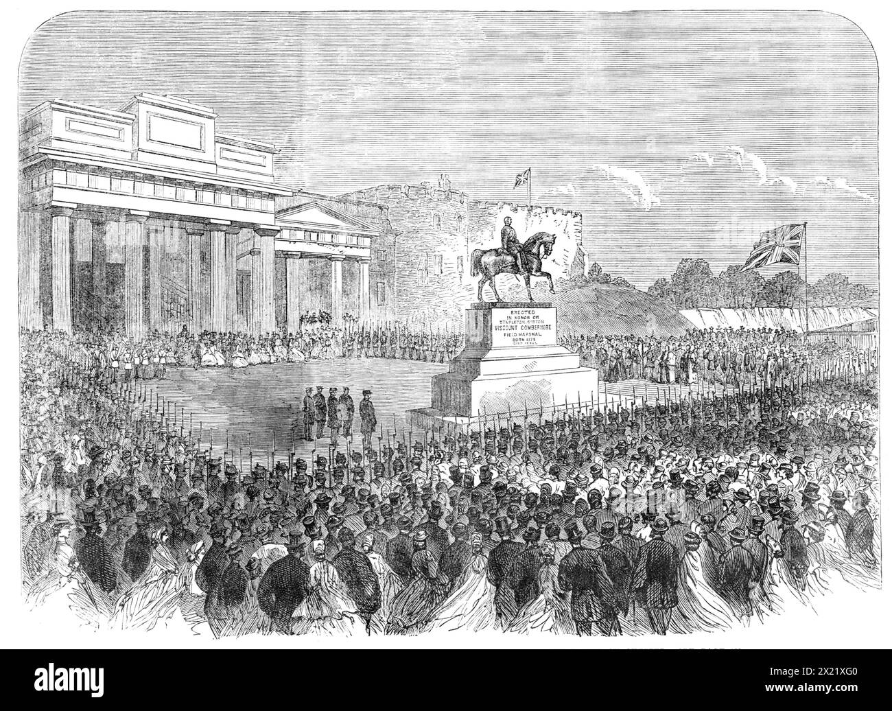 Uncovering the equestrian statue of the late Field Marshal Lord ...