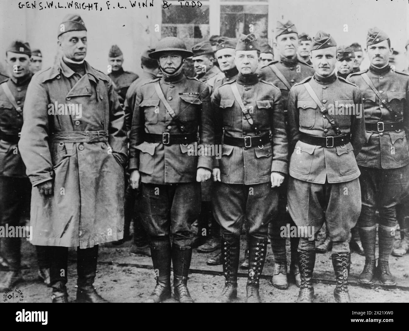 Gens. W.L. Wright, F.L. Winn & Todd, 6890. United States Army personnel ...