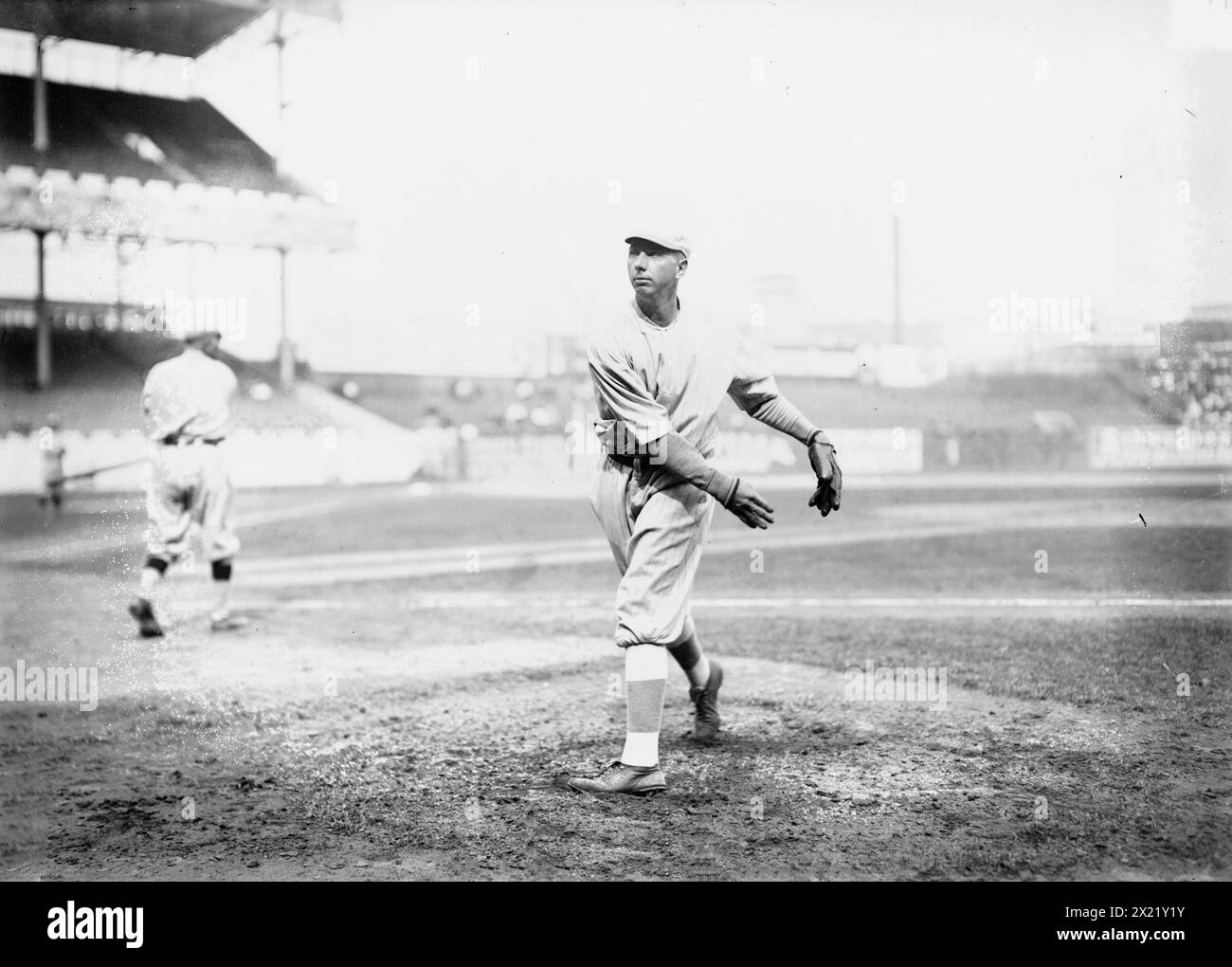 Art Fromme, New York NL, at Polo Grounds, NY (baseball), 1912 Stock ...