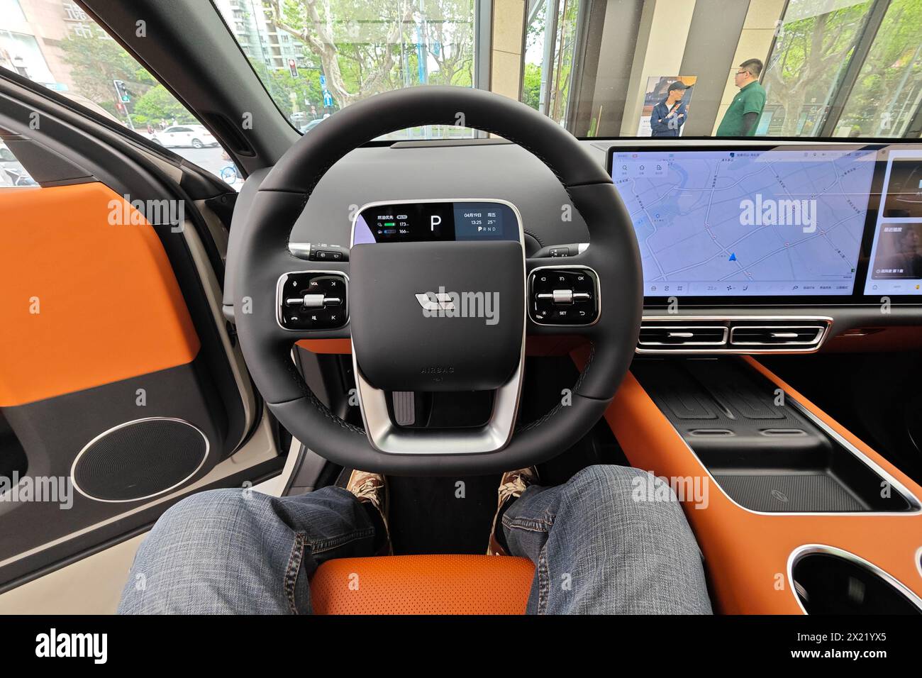 SHANGHAI, CHINA - APRIL 19, 2024 - A newly released Li Auto L6 model ...