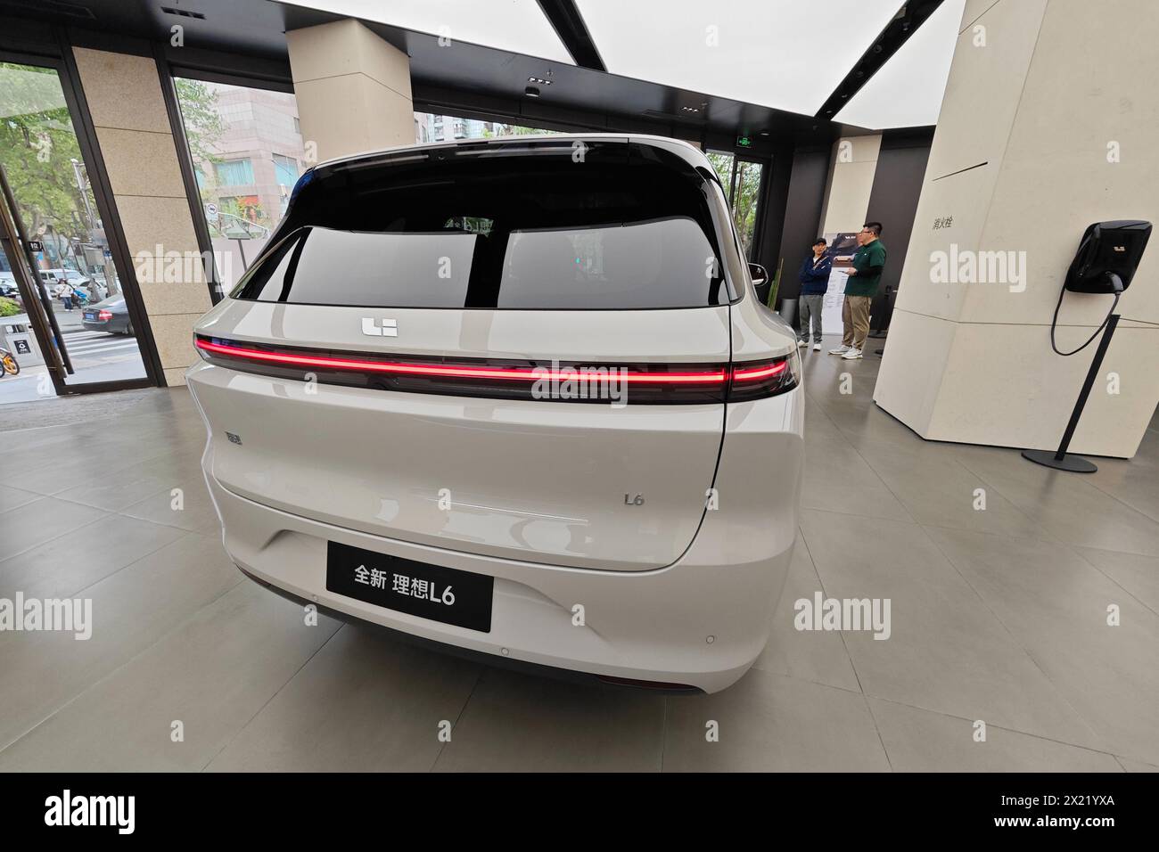 SHANGHAI, CHINA - APRIL 19, 2024 - A newly released Li Auto L6 model ...