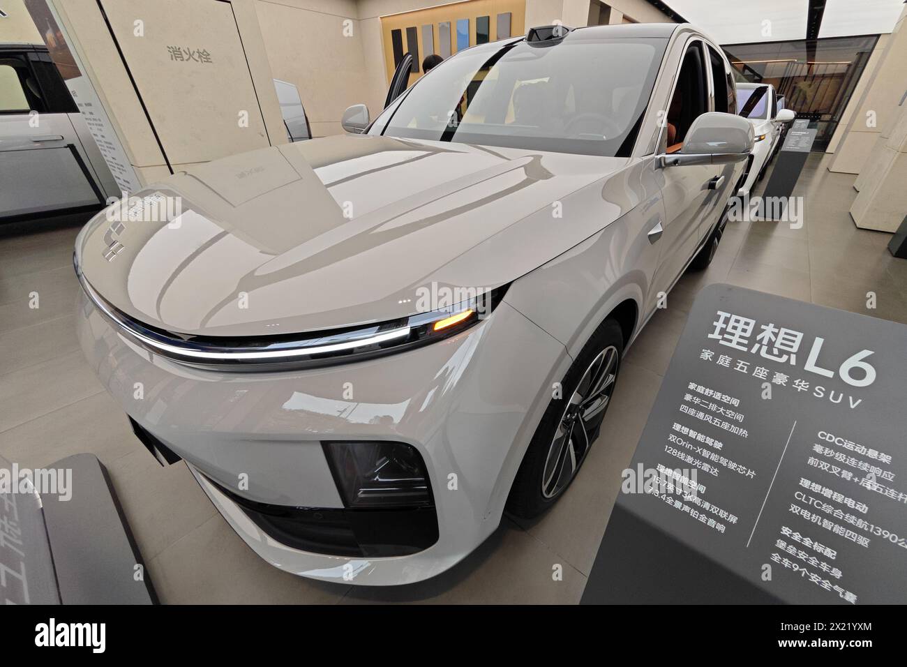 SHANGHAI, CHINA - APRIL 19, 2024 - A newly released Li Auto L6 model ...