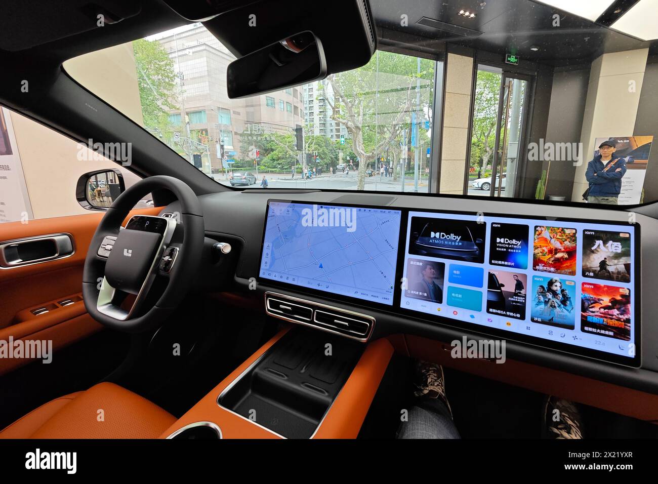 SHANGHAI, CHINA - APRIL 19, 2024 - A newly released Li Auto L6 model ...