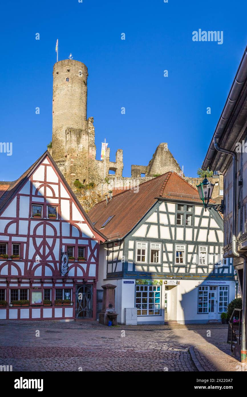 geography / travel, Germany, Hesse, Eppstein, old town and Eppstein ...