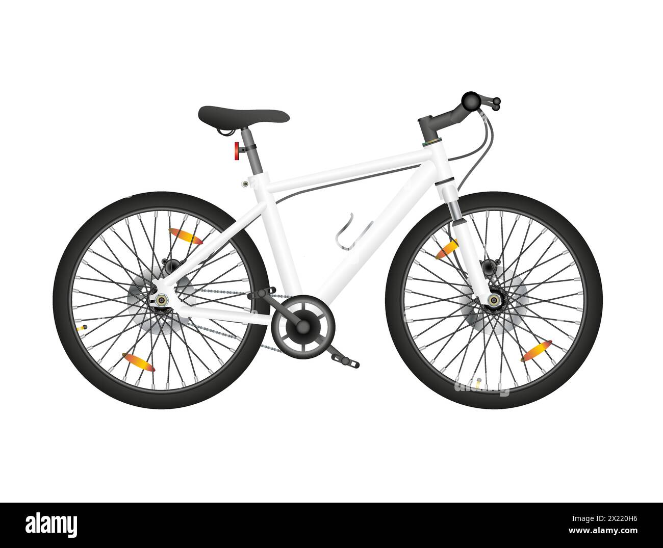 Vector Illustration of Bicycle Stock Vector Image & Art - Alamy