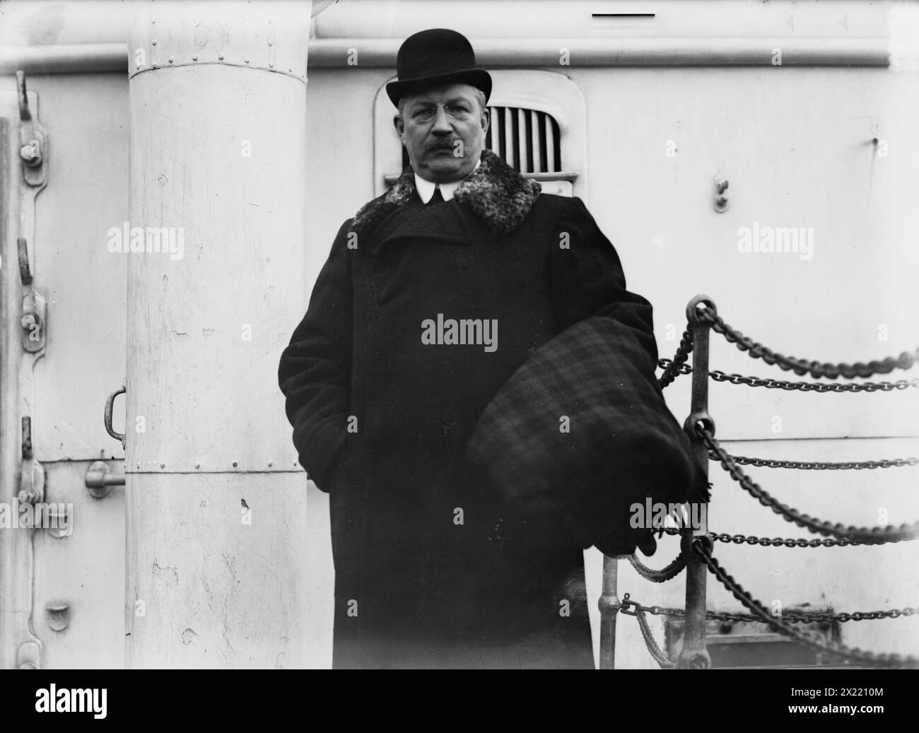Standing men one ship Black and White Stock Photos & Images - Alamy