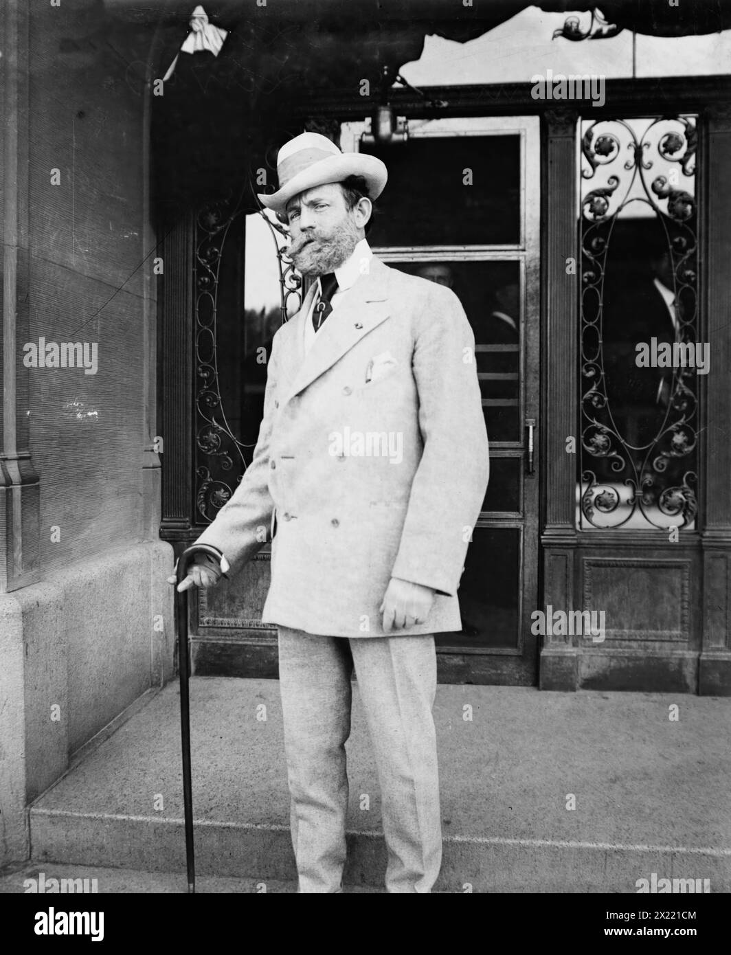 J. Ham Lewis, with cane, 1912 Stock Photo - Alamy