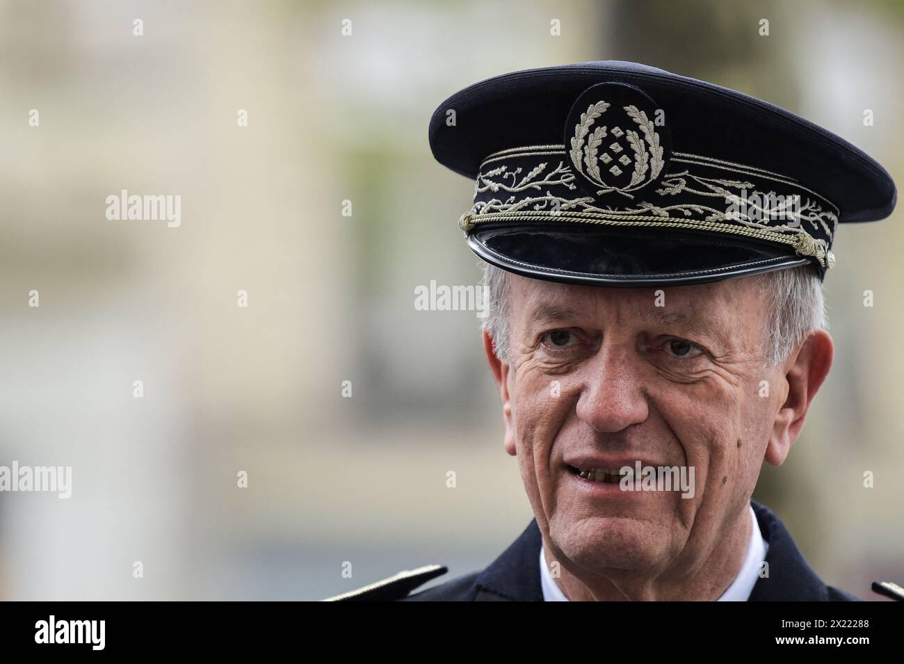 General Manager of the French National Police Frederic Veaux attends a ...