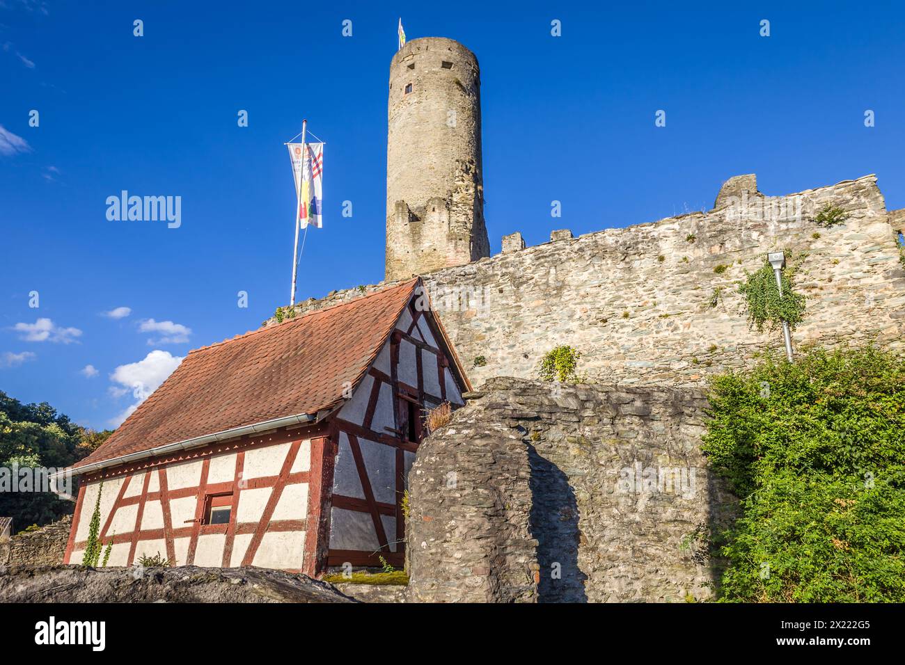 geography / travel, Germany, Hesse, Eppstein, Eppstein Castle, Taunus ...
