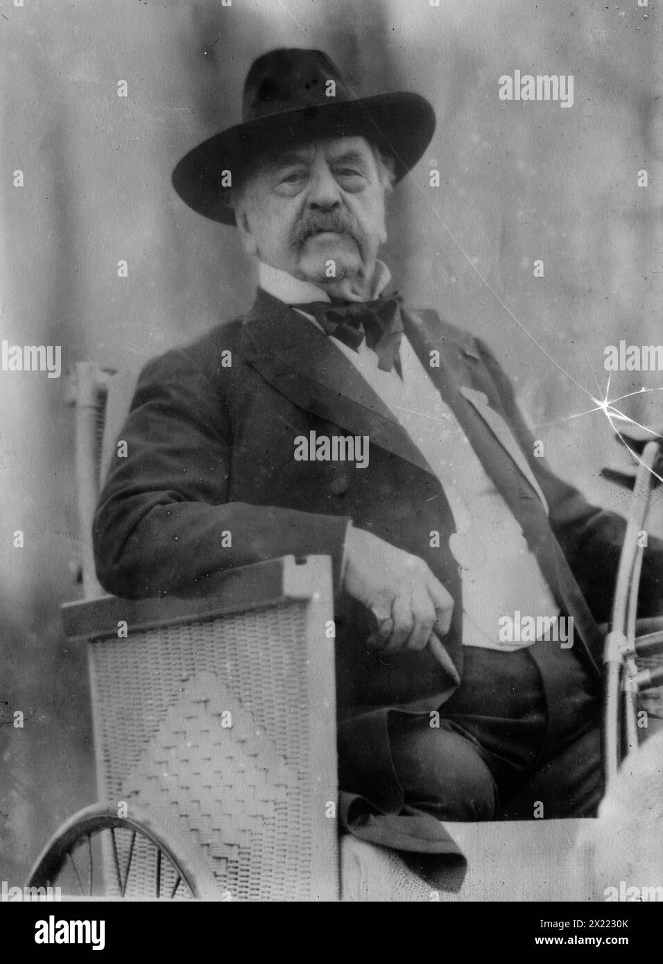 Gen. Dan. Sickles in wheelchair, 1912 Stock Photo - Alamy