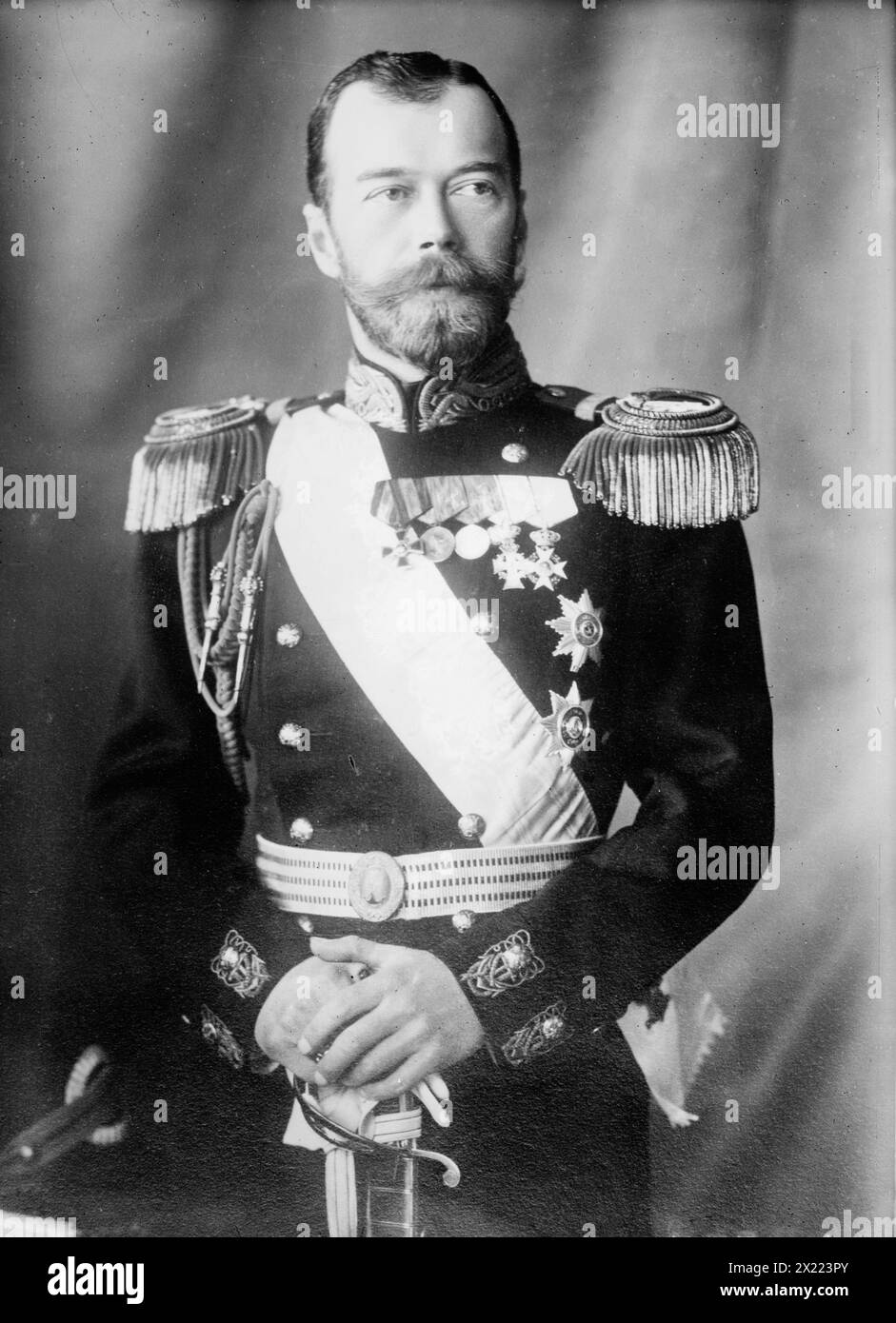 Tsar nicholas colour Black and White Stock Photos & Images - Alamy