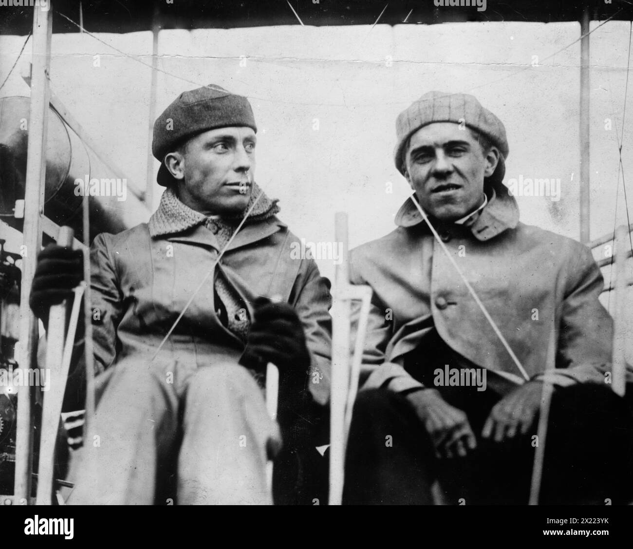 Turpin and Lt. Rogers, between c1910 and c1915. Shows aviators ...