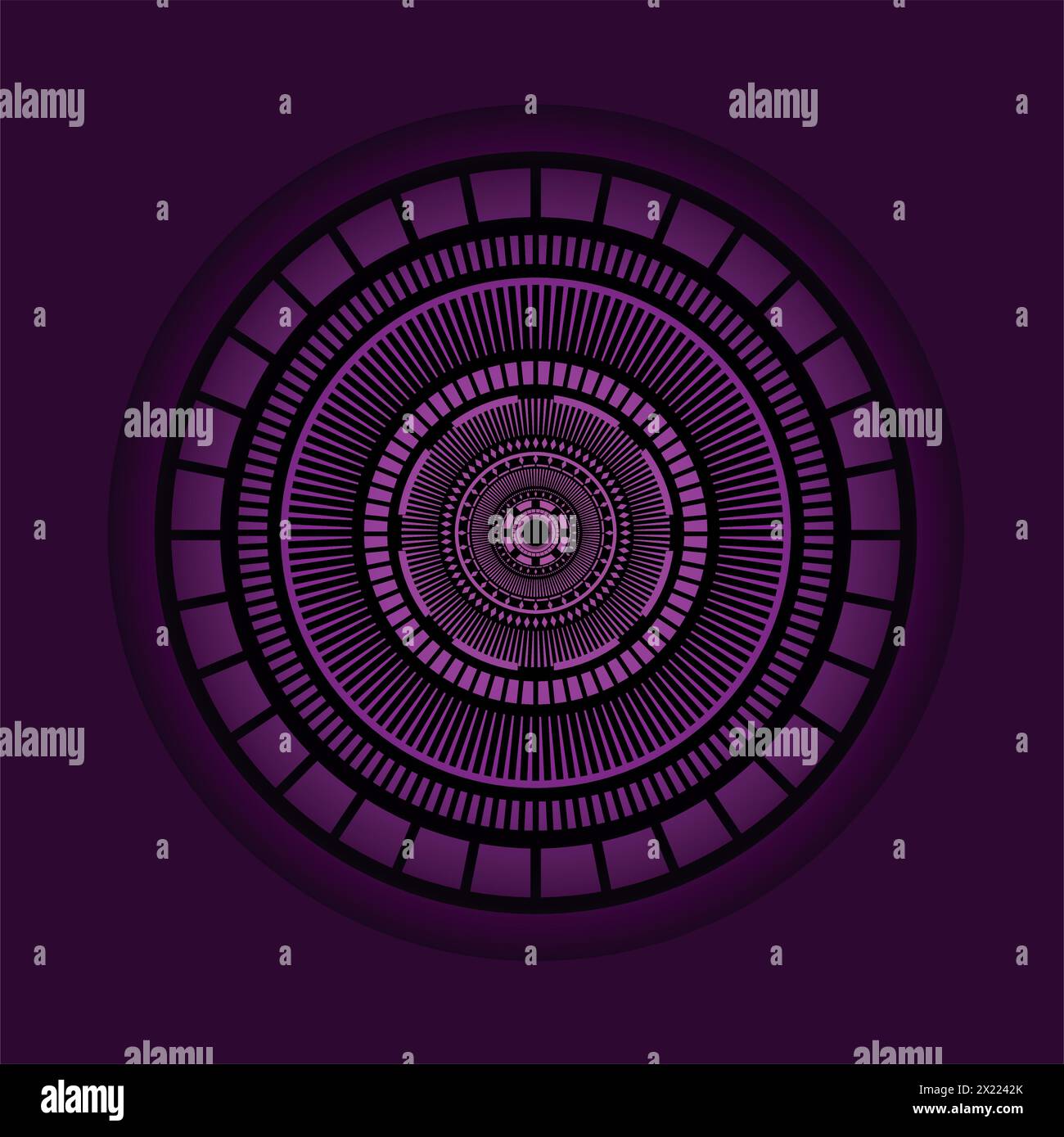 Round art hi-res stock photography and images - Alamy