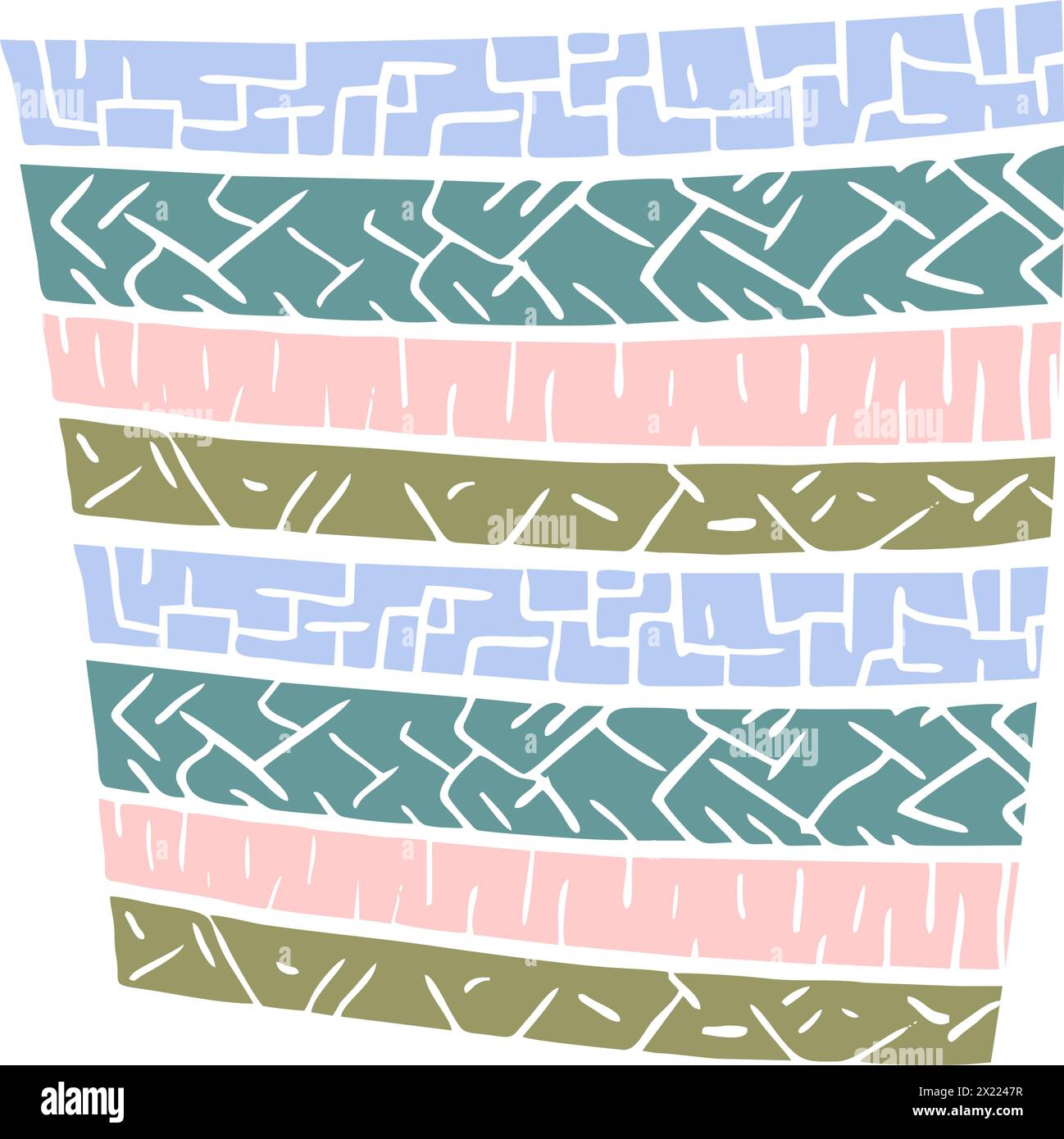 Waves style color tone Stock Vector Images - Alamy