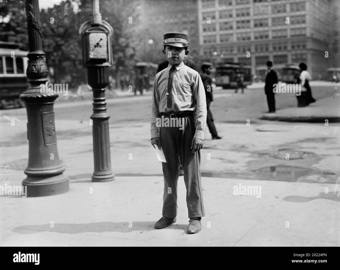 Telegram delivery boy hi-res stock photography and images - Alamy