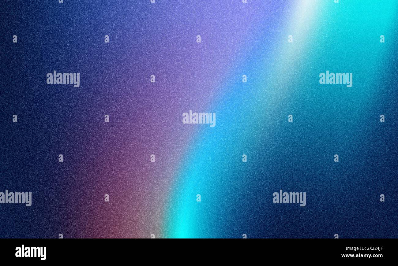 Grainy color gradient holographic background. Purple and blue glowing ...