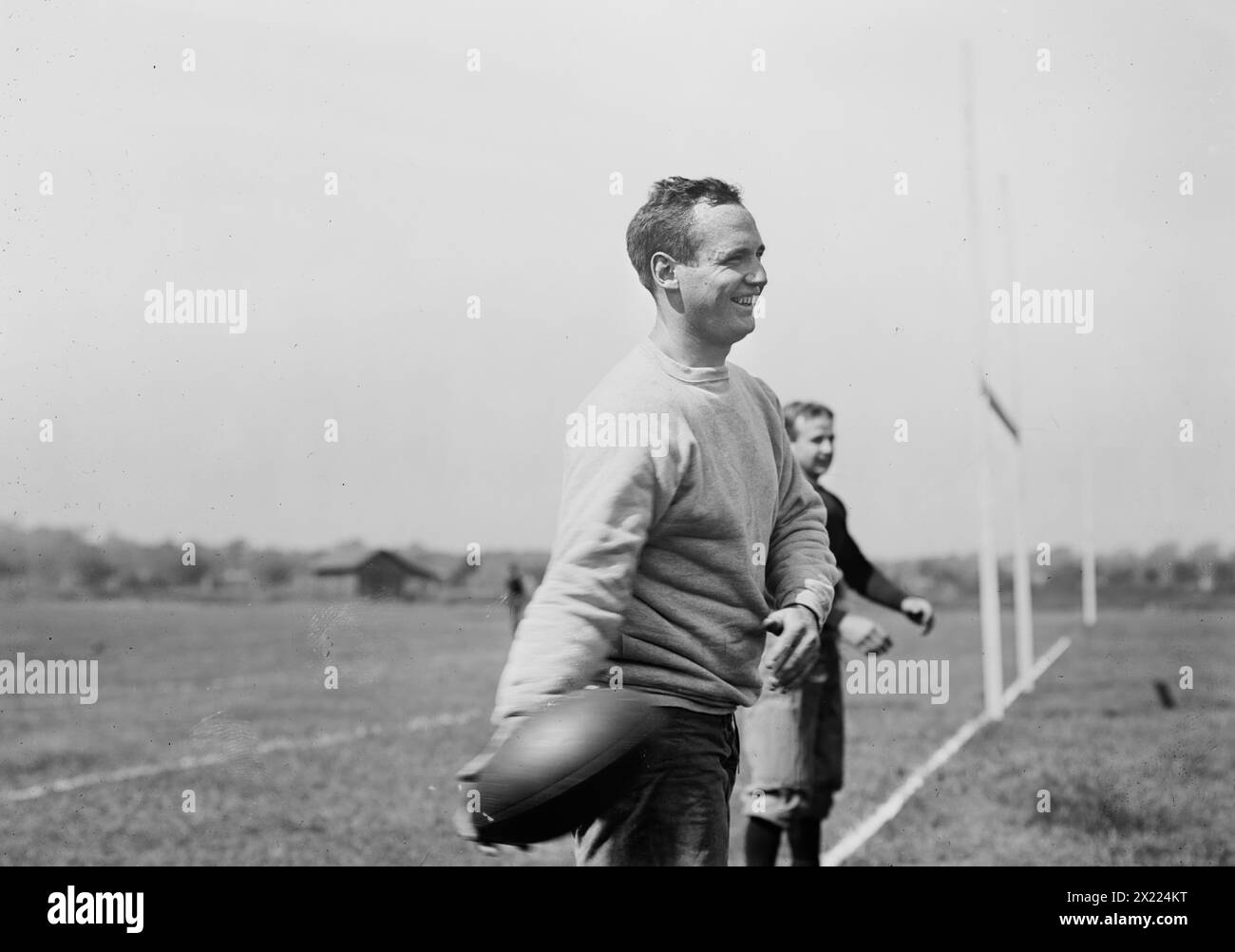 Capt. Fisher, Harvard, (1911?). Shows Robert T. Fisher, probably when ...