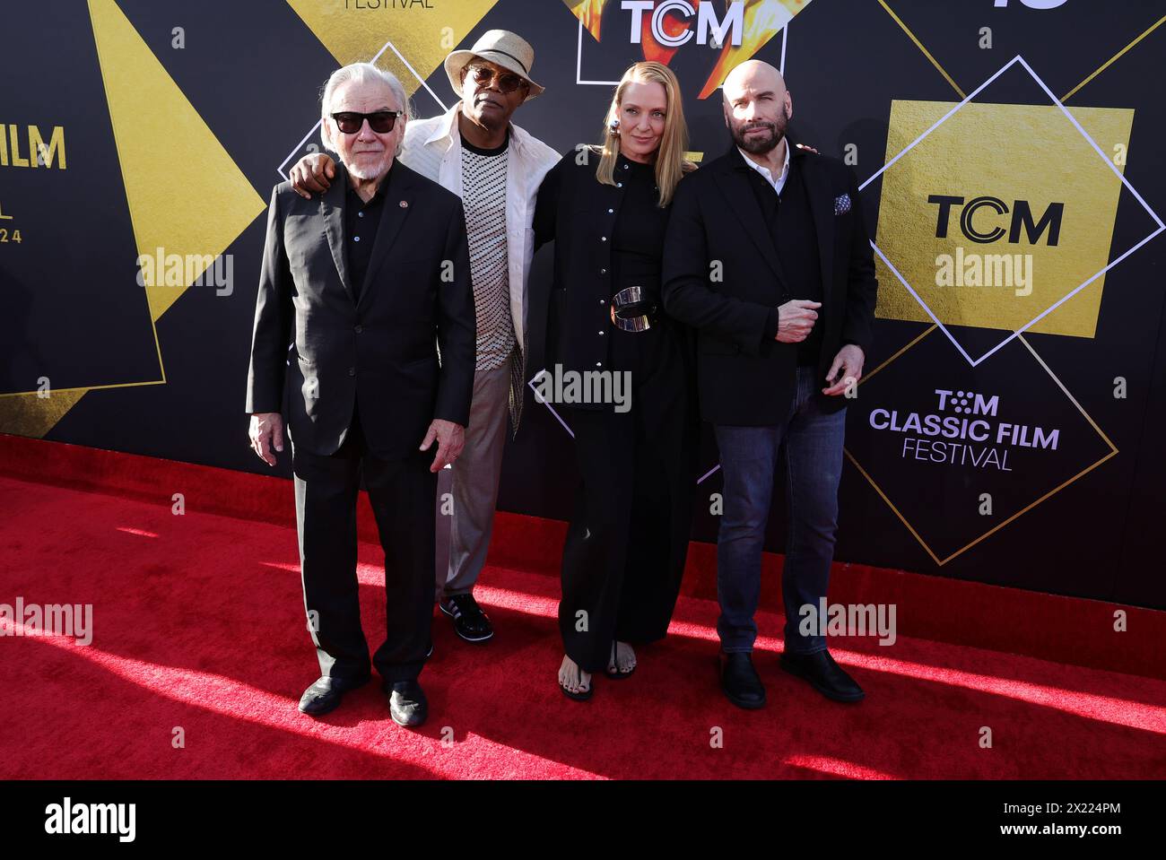 Hollywood, Ca. 18th Apr, 2024. Samuel L. Jackson, Harvey Keitel, Uma ...