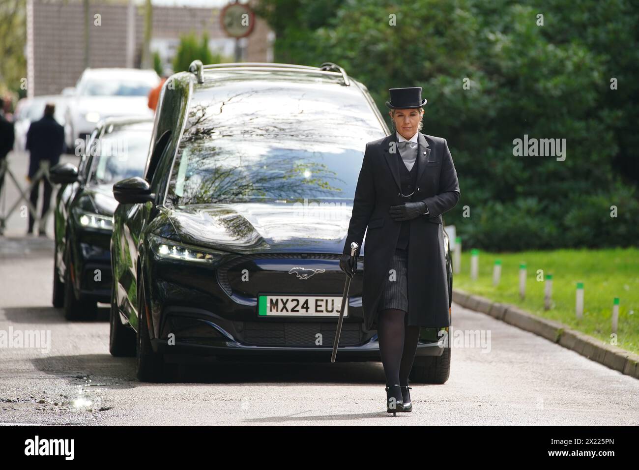 The coffin of former Labour MP Doug Hoyle, father of Commons Speaker ...