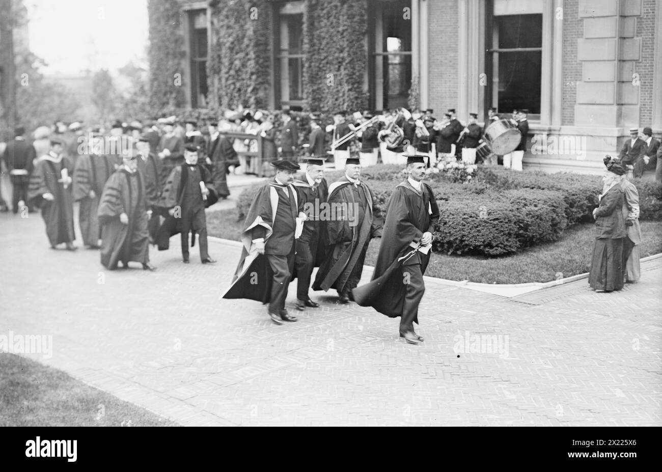 Cornerstone laying 6/7/11; N.M. Butler; Seth Low, 1911. Shows Nicholas ...