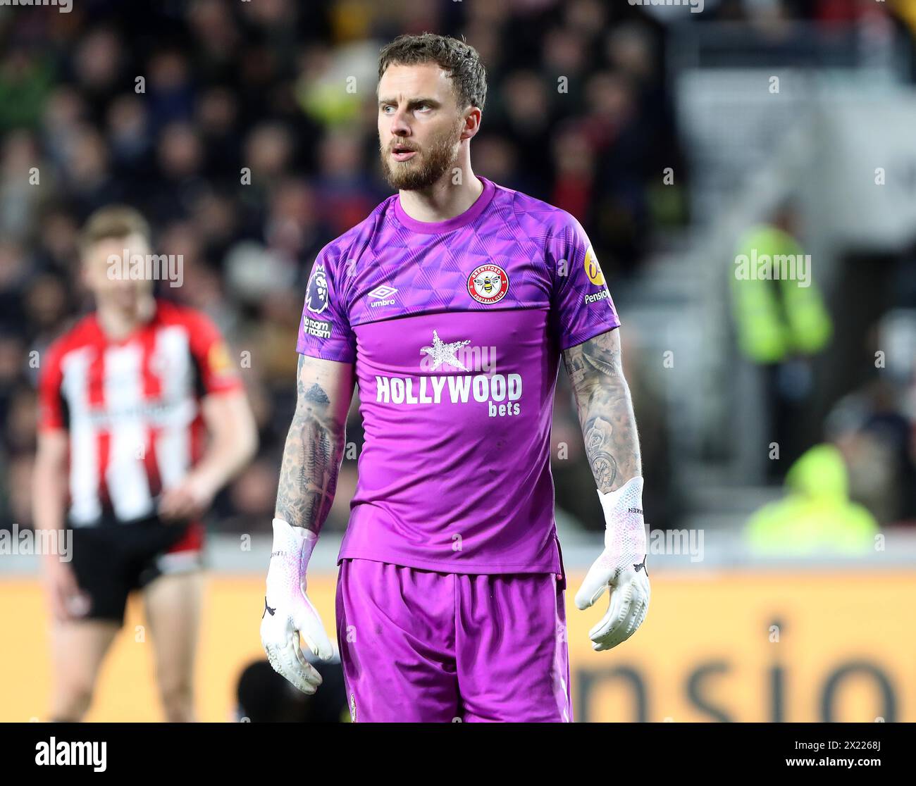 Mark Flekken of Brentford. - Brentford v Brighton & Hove Albion ...
