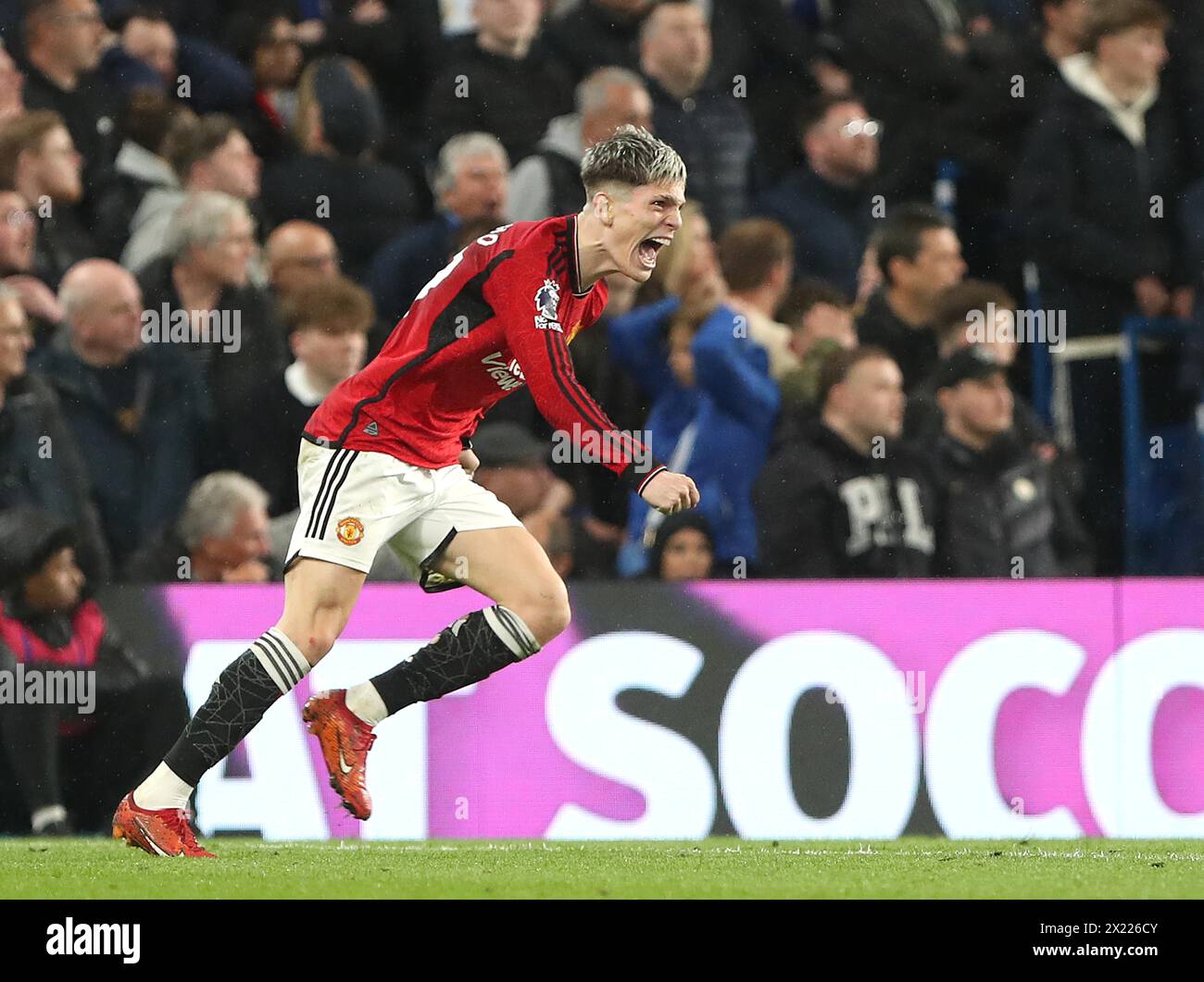 Alejandro garnacho celebration hi-res stock photography and images - Alamy