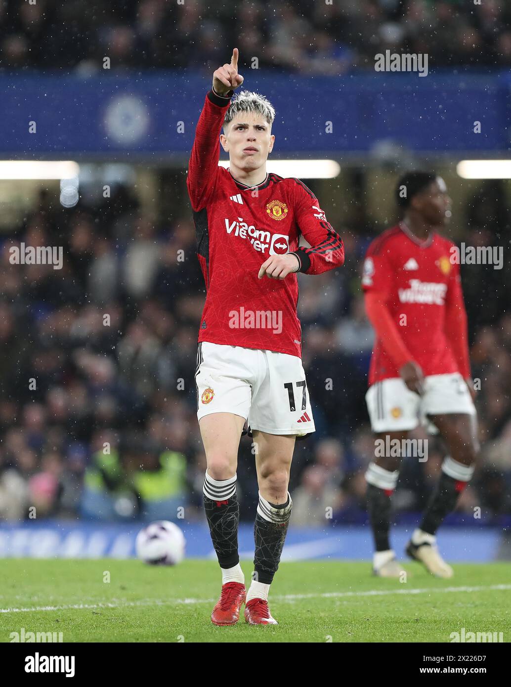 Alejandro garnacho celebration hi-res stock photography and images - Alamy