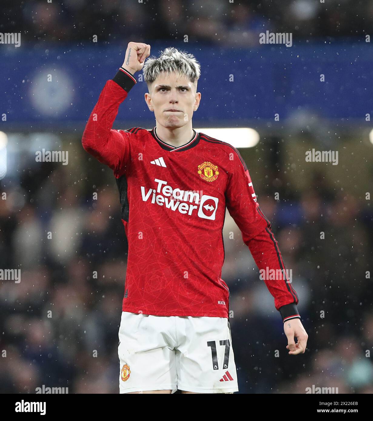 GOAL 2-1, Alejandro Garnacho of Manchester United goal celebration ...