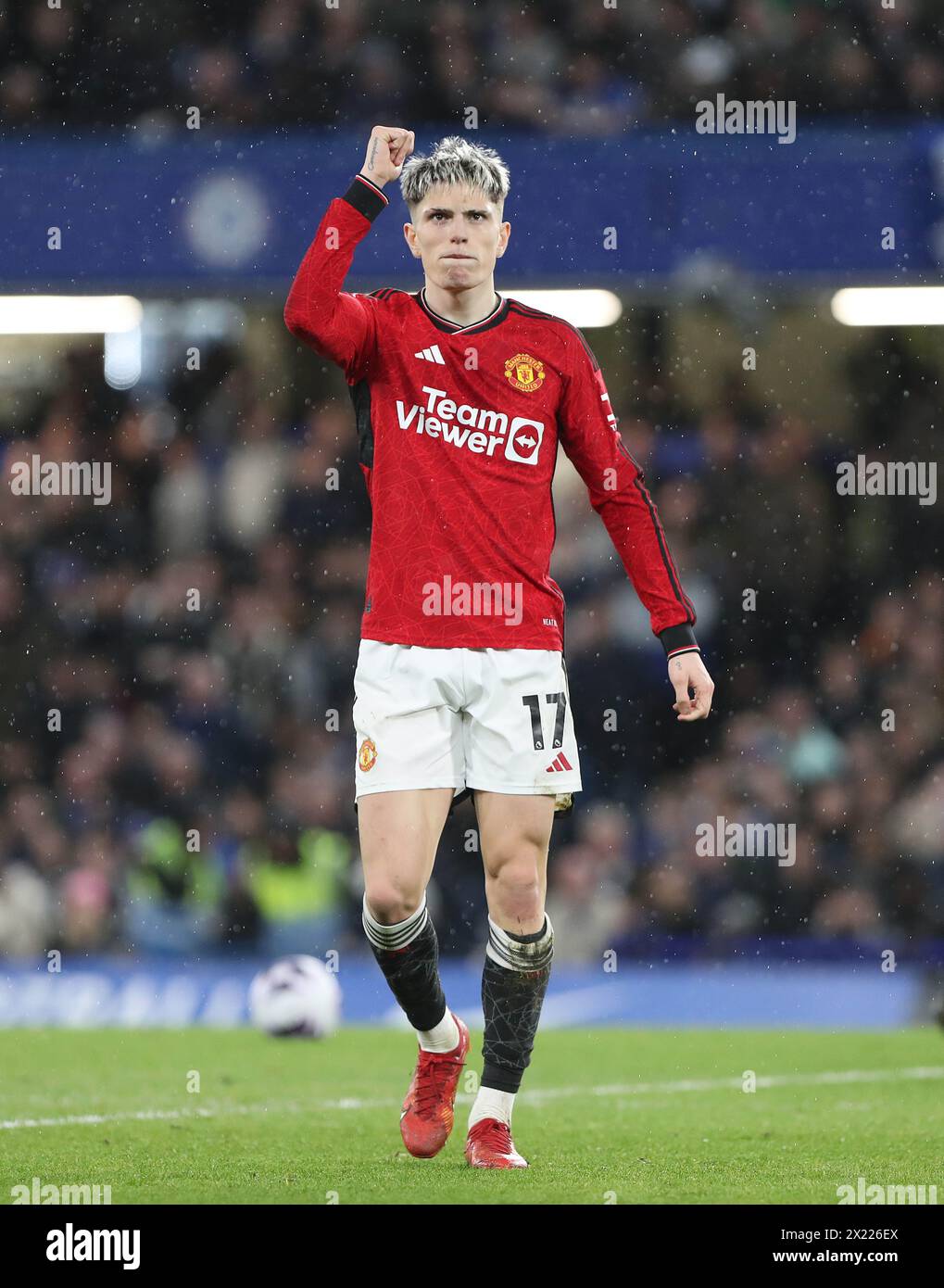 GOAL 2-1, Alejandro Garnacho of Manchester United goal celebration ...