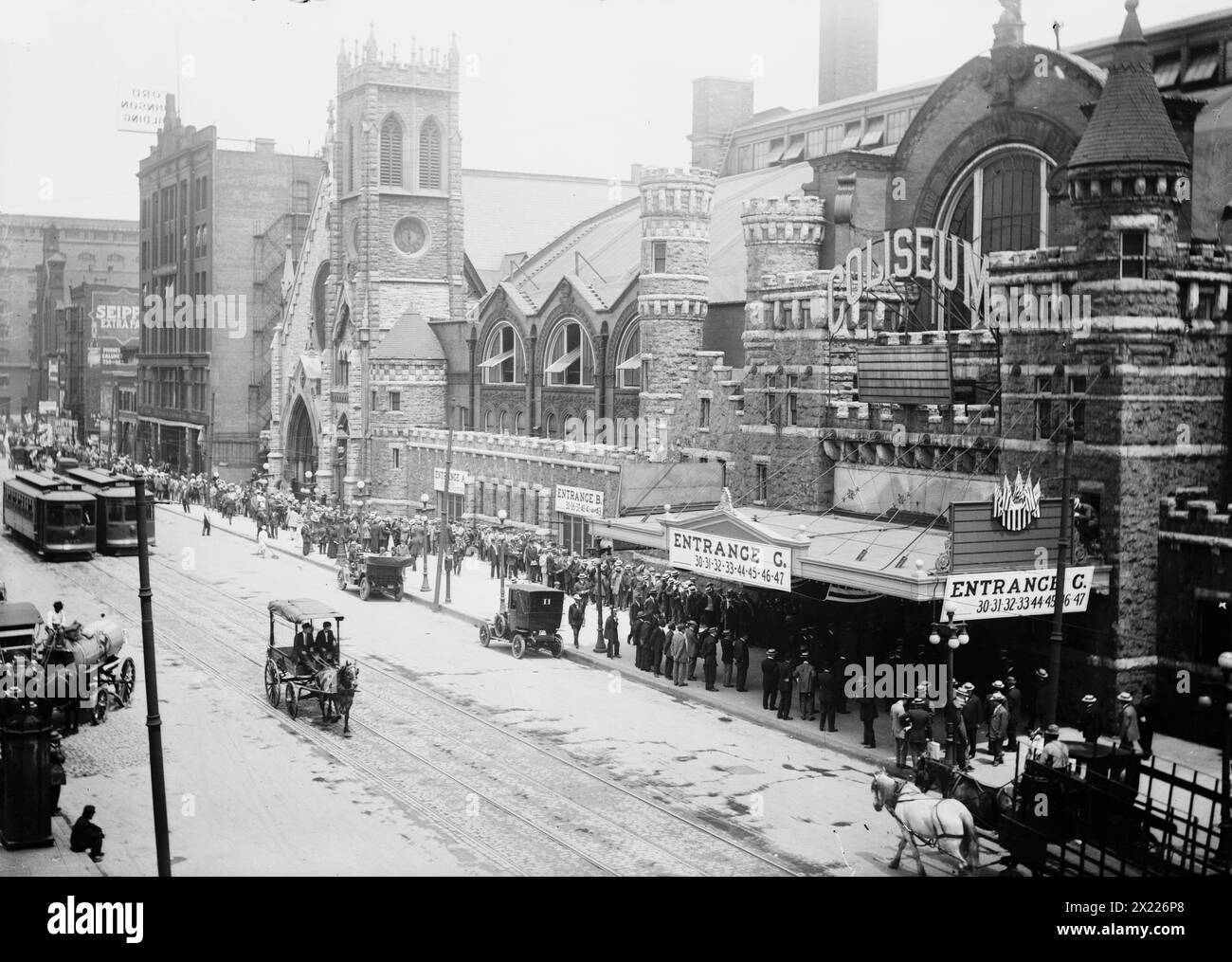 Chicago - Coliseum (exterior), 1912. 1912 Republican National ...
