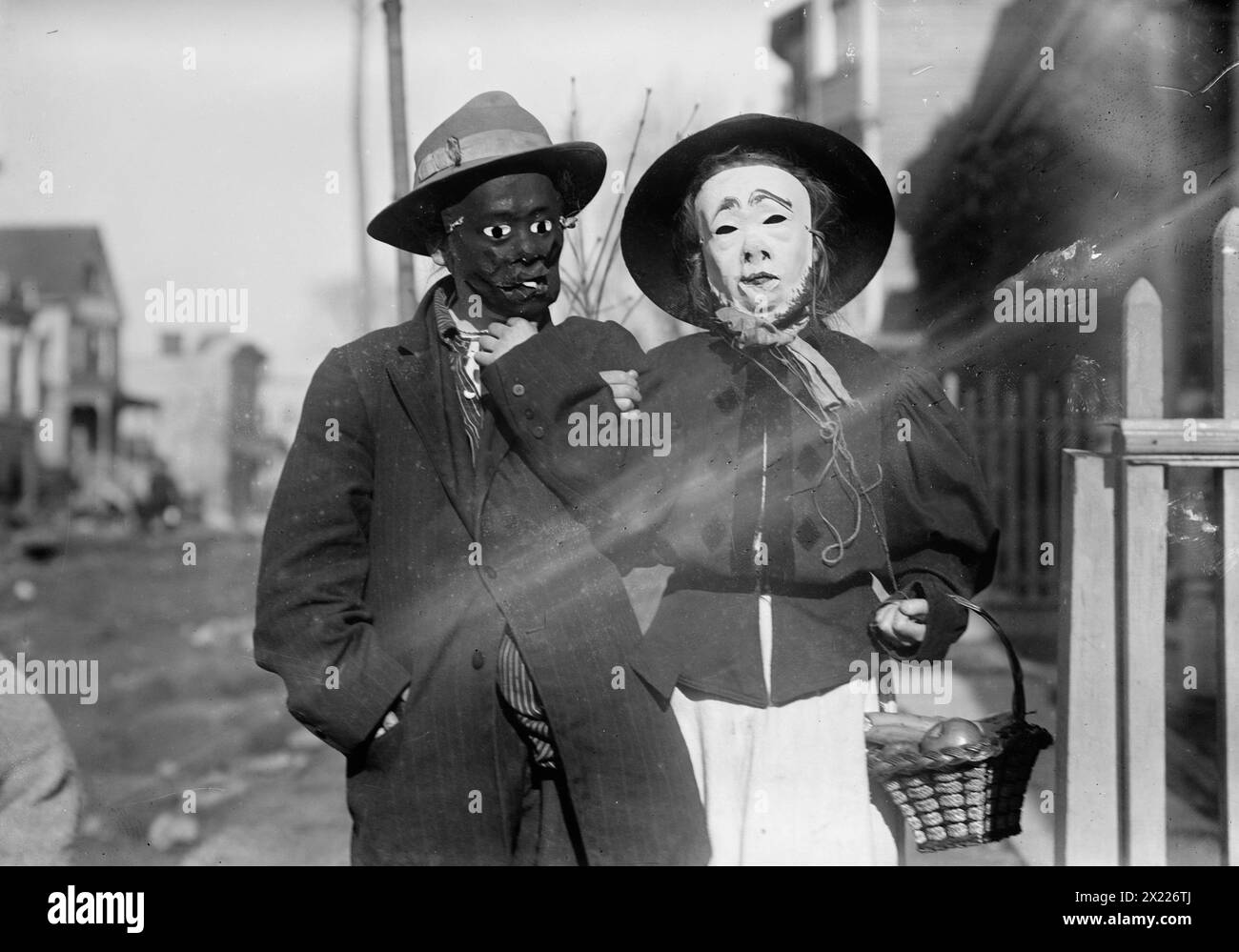Thanksgiving Maskers, between c1910 and c1915 Stock Photo - Alamy