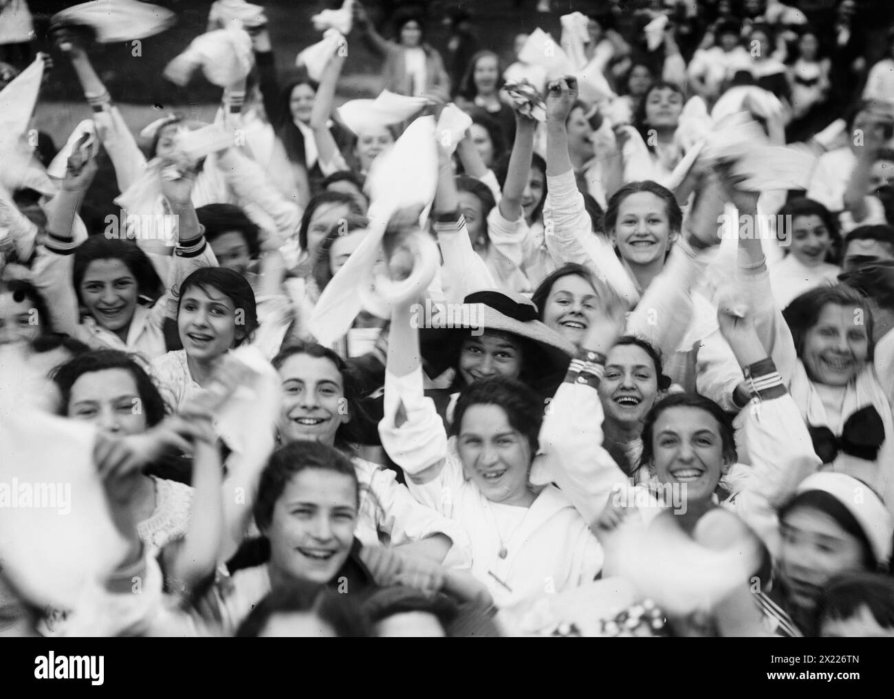 Public Schools Athletic League, between c1910 and c1915. Shows a crowd ...