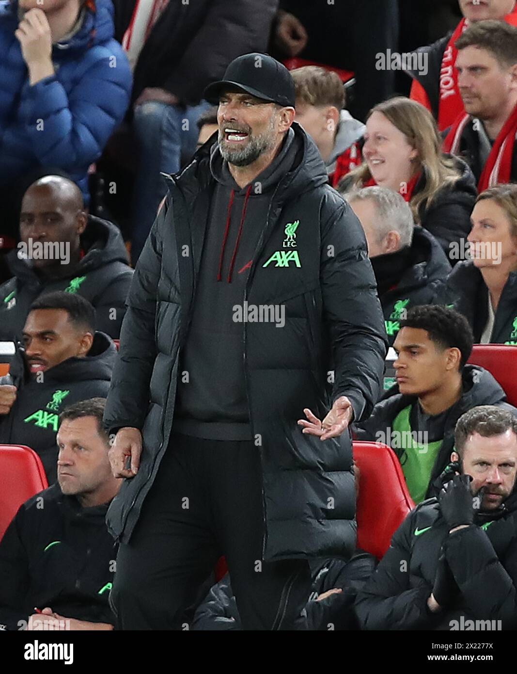 Jurgen Klopp Manager of Liverpool looks disappointed & dejected ...