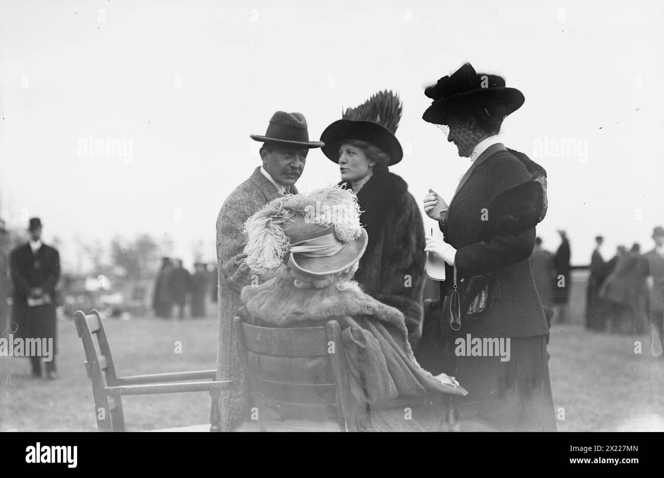Mr. and Mrs. A. Belmont; Mrs. B. Duncan, between c1910 and c1915. Shows ...