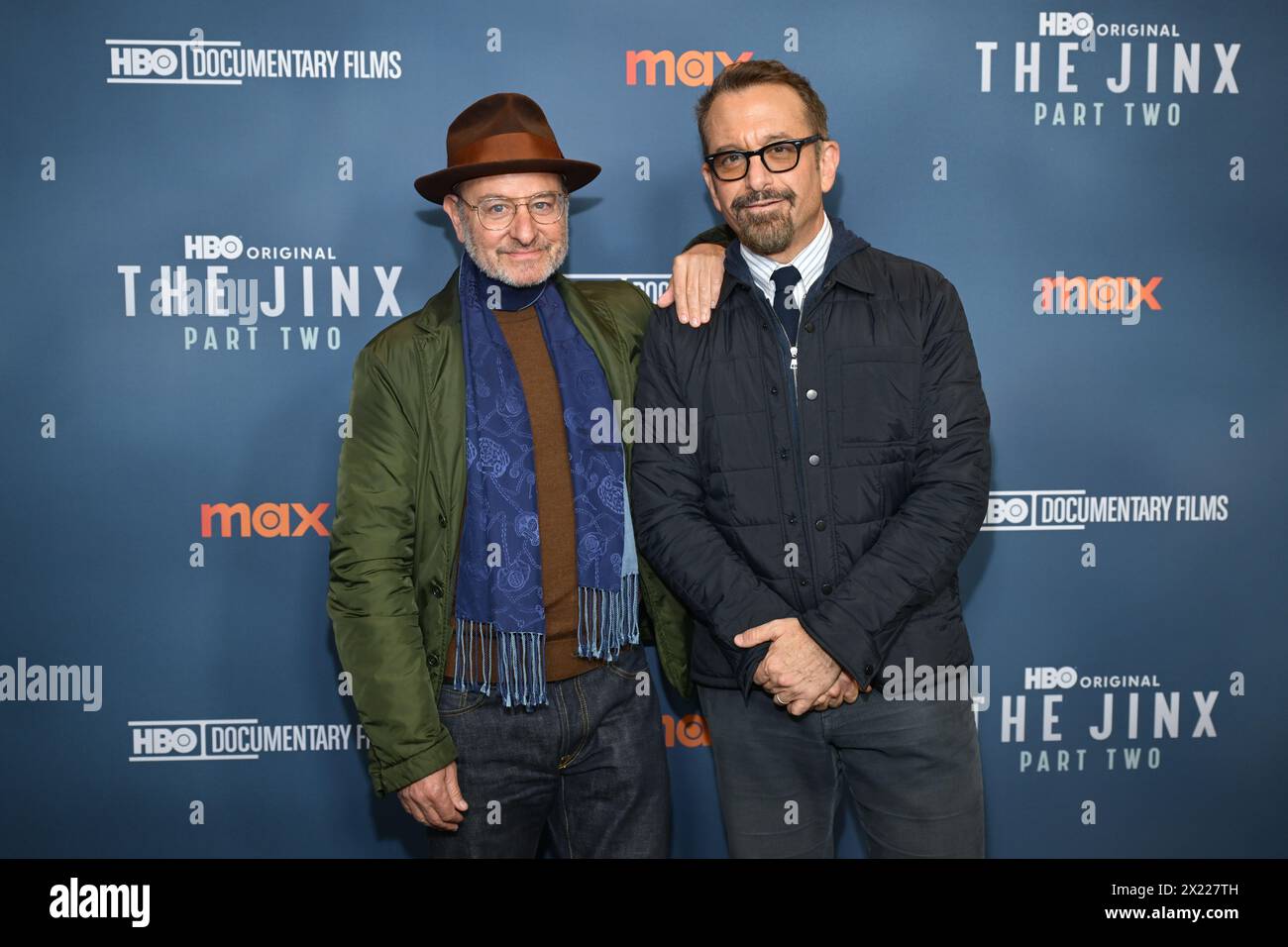 Fisher Stevens and Andrew Jarecki Stock Photo - Alamy