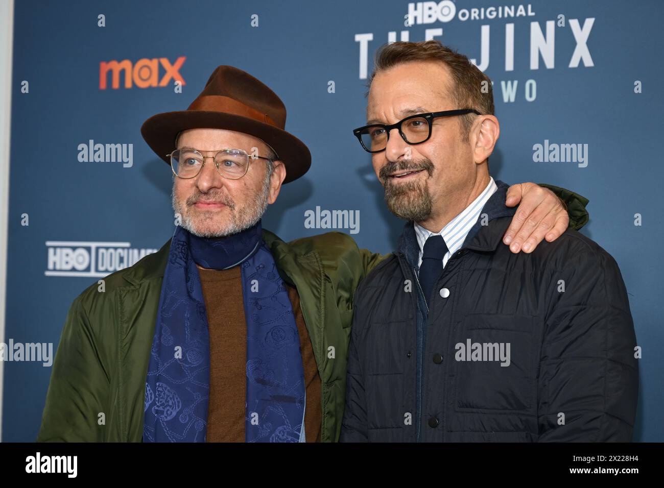 Fisher Stevens and Andrew Jarecki Stock Photo - Alamy