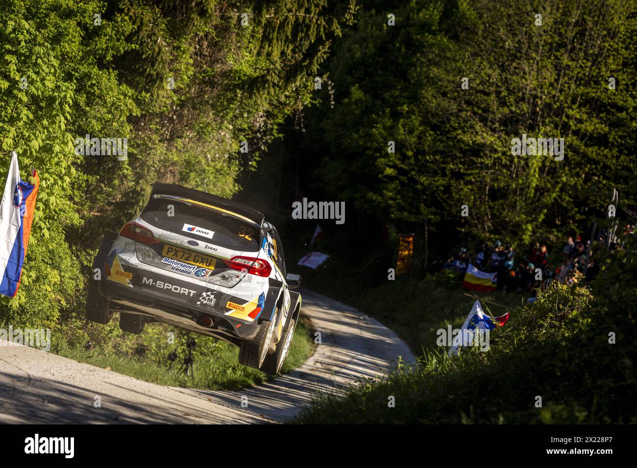 32 CREIGHTON William, REGAN Liam, Ford Fiesta Mk II Rally2,action ...